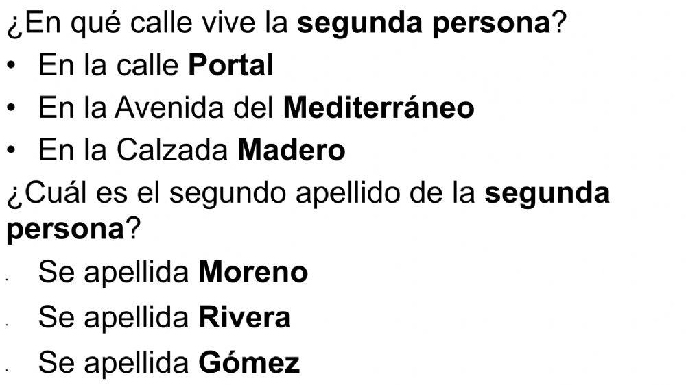 2da Persona 0218 | agomezjunco | Live Worksheets