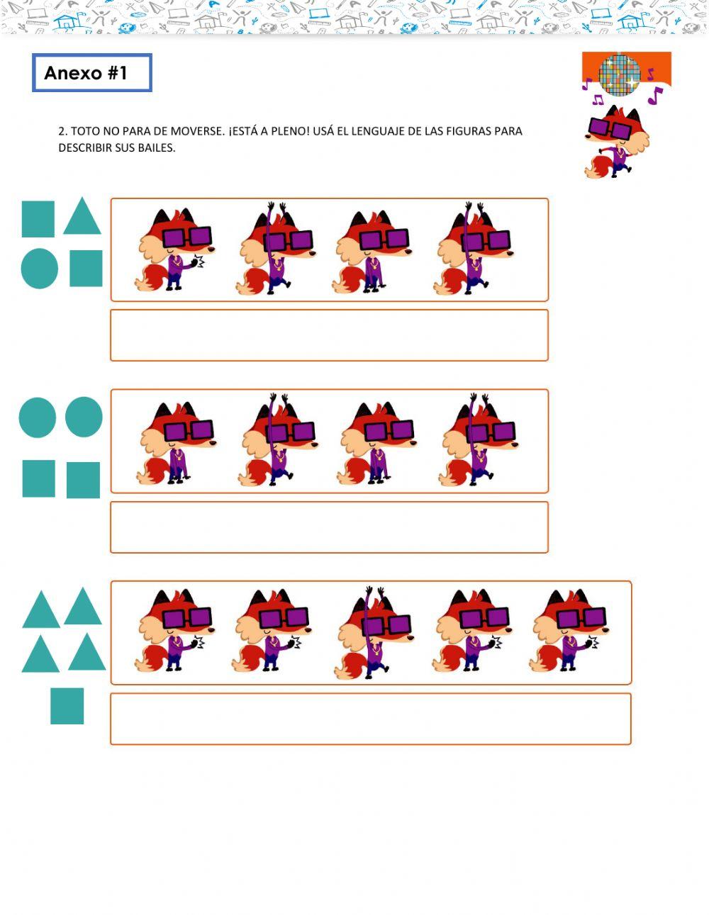 Secuencias de figuras geométricas online exercise for | Live Worksheets