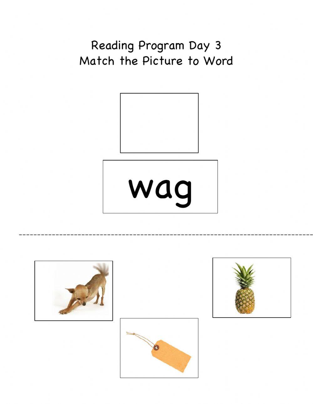 Wag worksheet | Live Worksheets