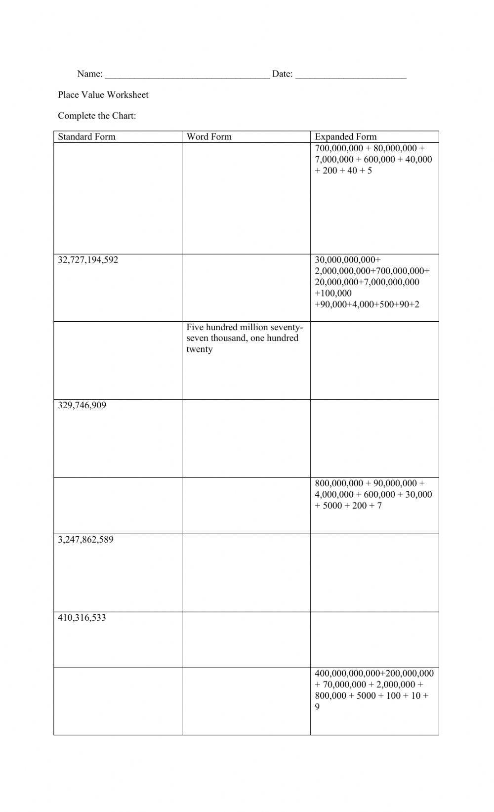 Place Value Whole Numbers Worksheet Live Worksheets place-value-whole-numbers-worksheet-live-worksheets