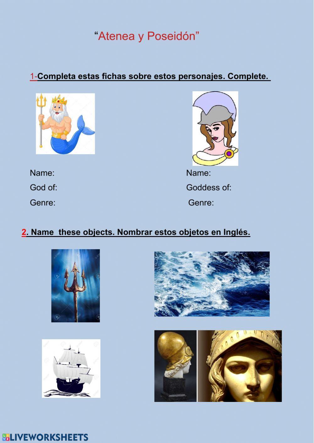 Atenea y Poseidón 396740 | TeacherAndreaE | Live