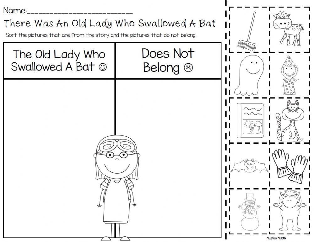 The Lady Who Swallowed a bat Sorting 6152201 | stephy823