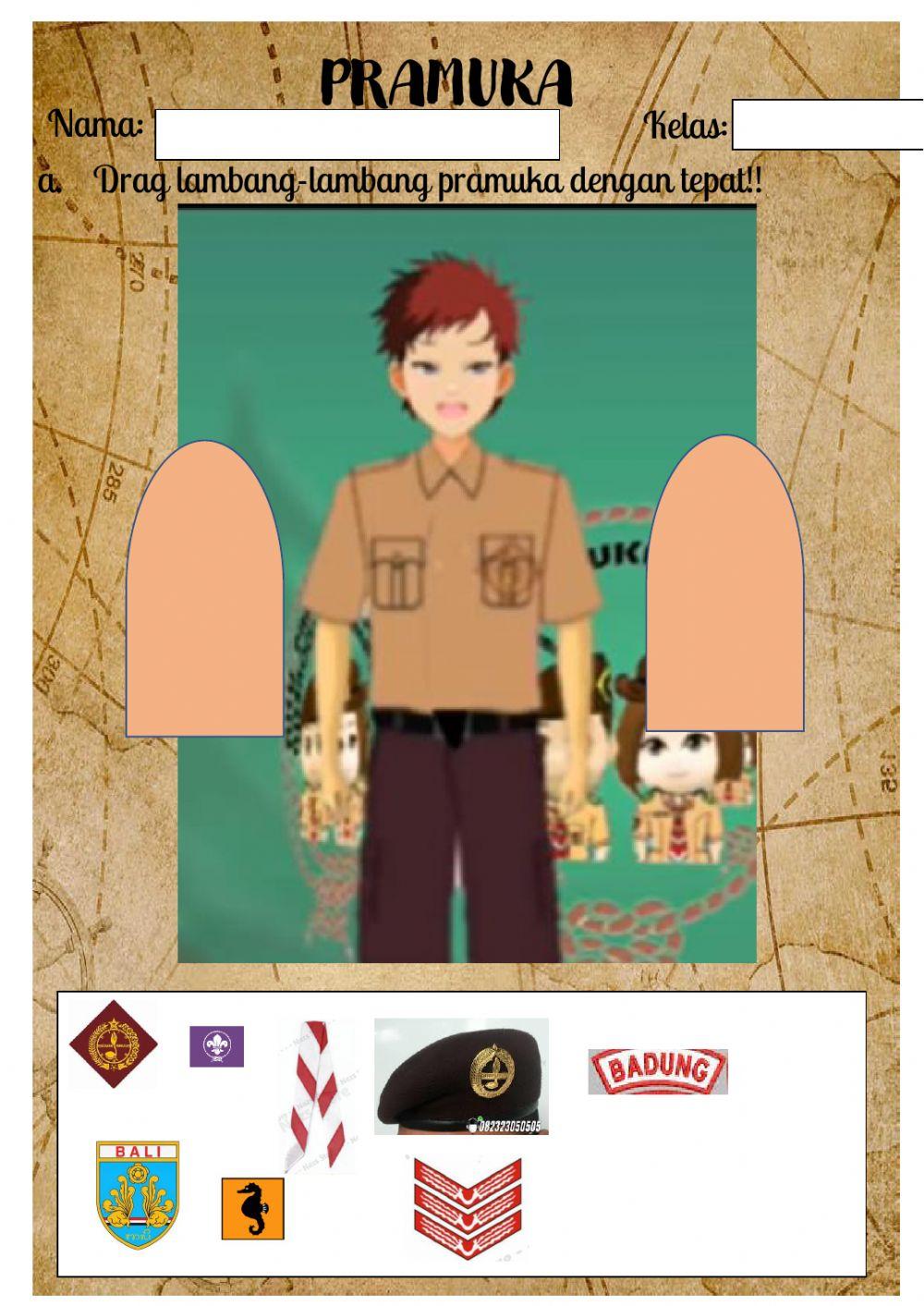 Pramuka worksheet | Live Worksheets