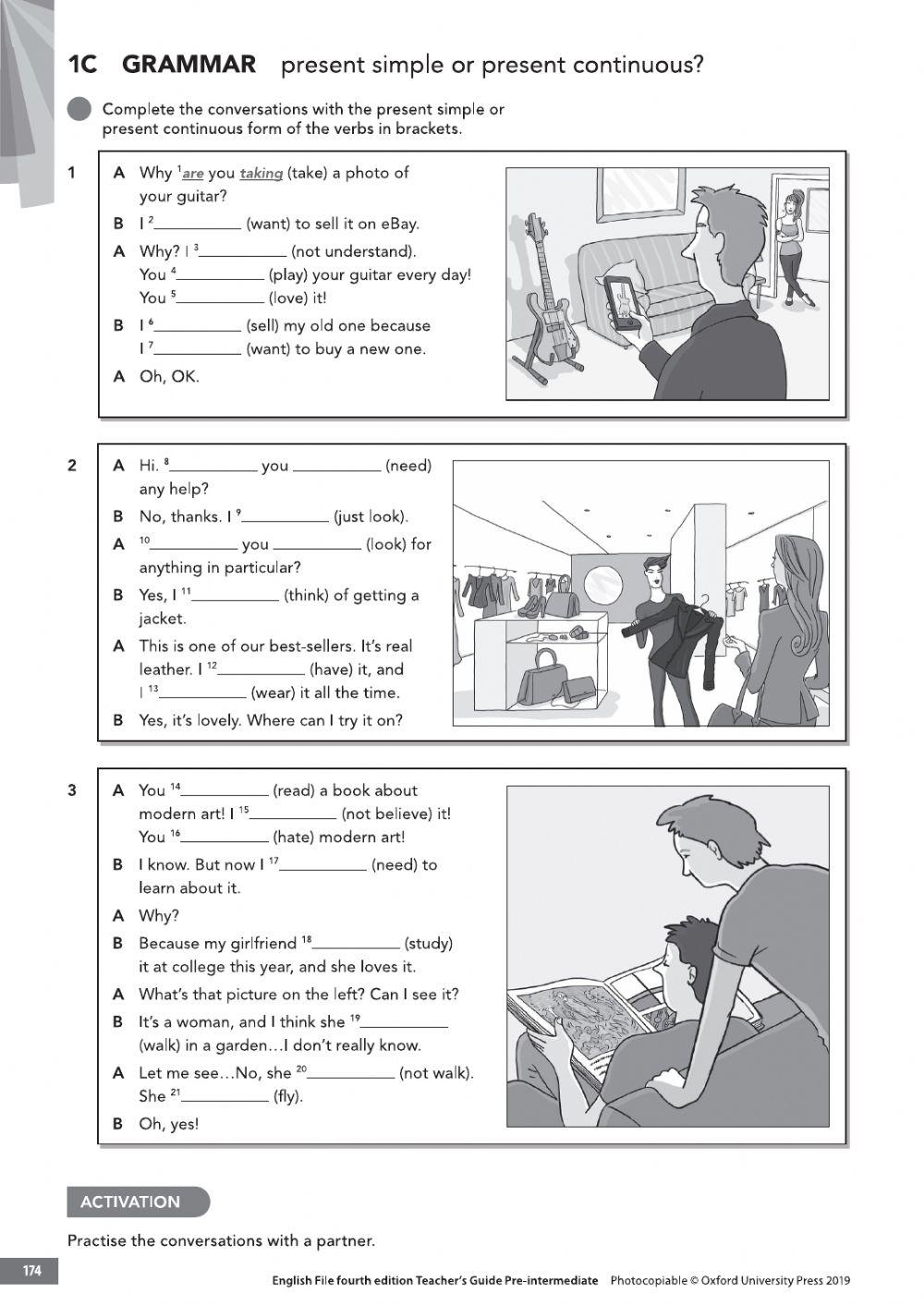 Pre-Int: Presen… | Free Interactive Worksheets | 6153656