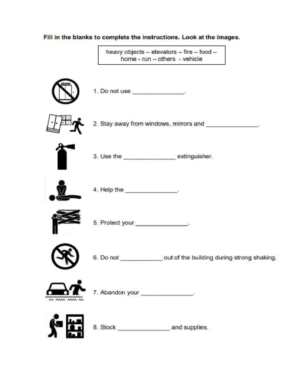 Matching Instructions For A Manual Worksheet Live Worksheets Matching Instructions For A Manual Worksheet Live Worksheets