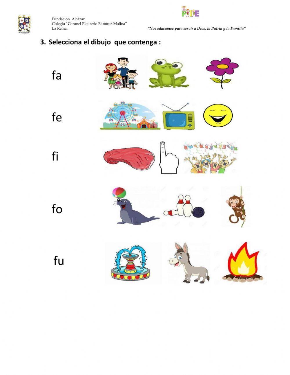 432294 | Letra F | Nancy Ortiz Díaz | LiveWorksheets