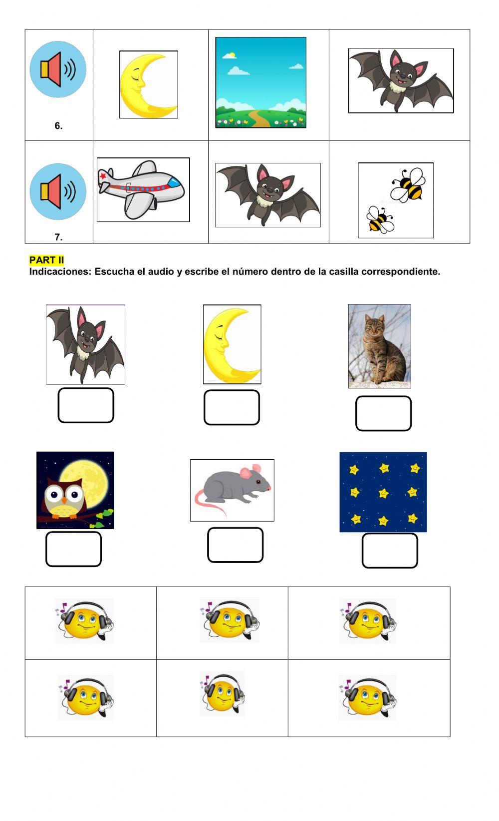 Parvularia 5 Ex… | Free Interactive Worksheets | 6155535