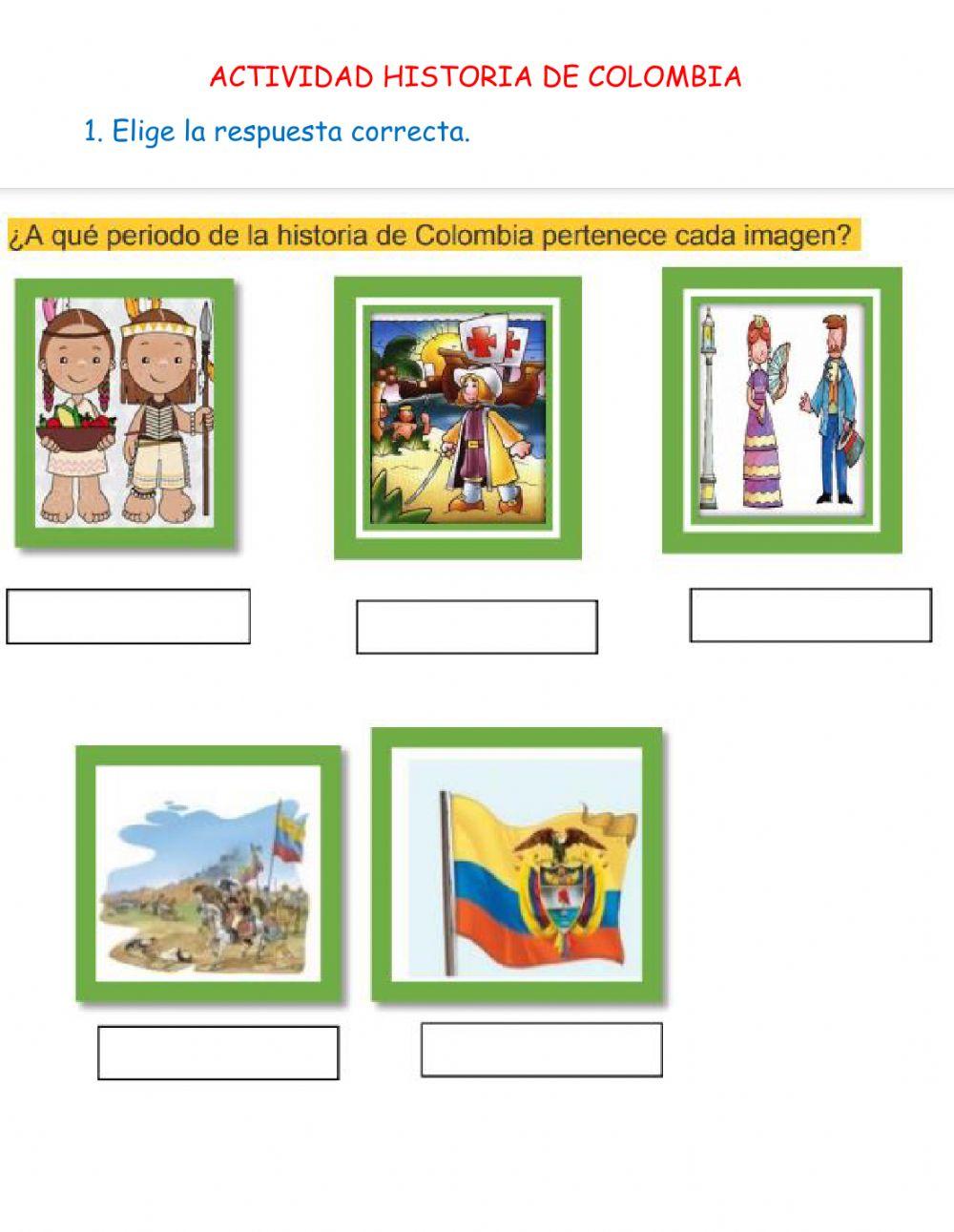 HISTORIA DE COLOMBIA PERIODOS 1° Y 2° 6155477 | Beberly