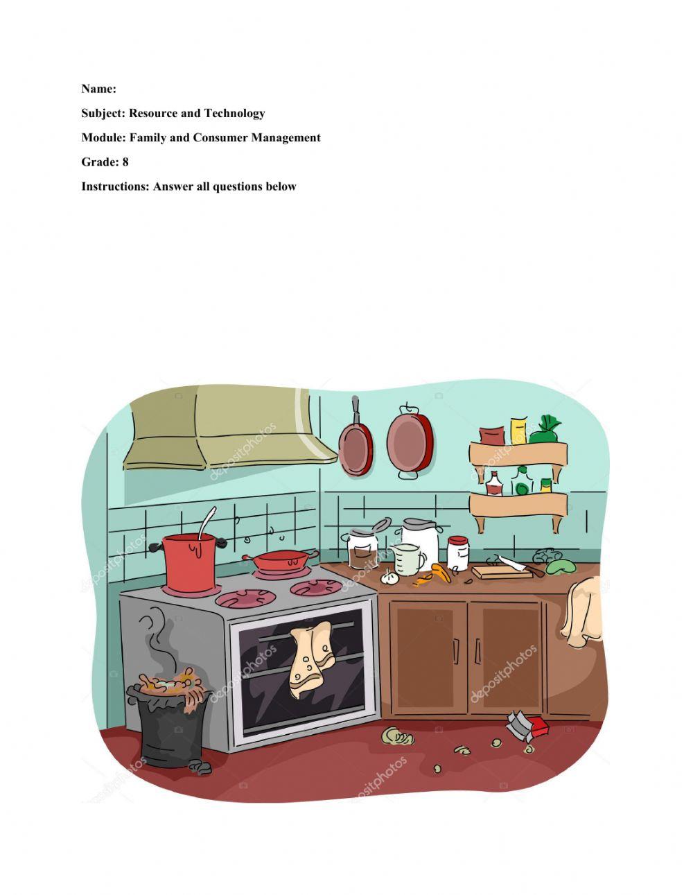 Kitchen Hygiene online exercise for | Live Worksheets