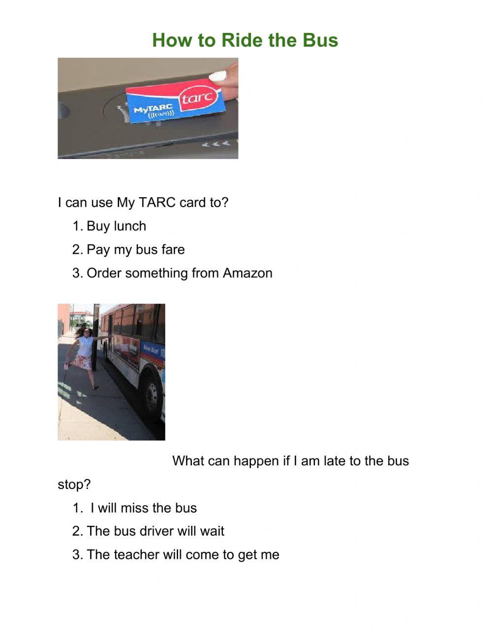 How to ride the bus 435619 | Amanda Jones | Live