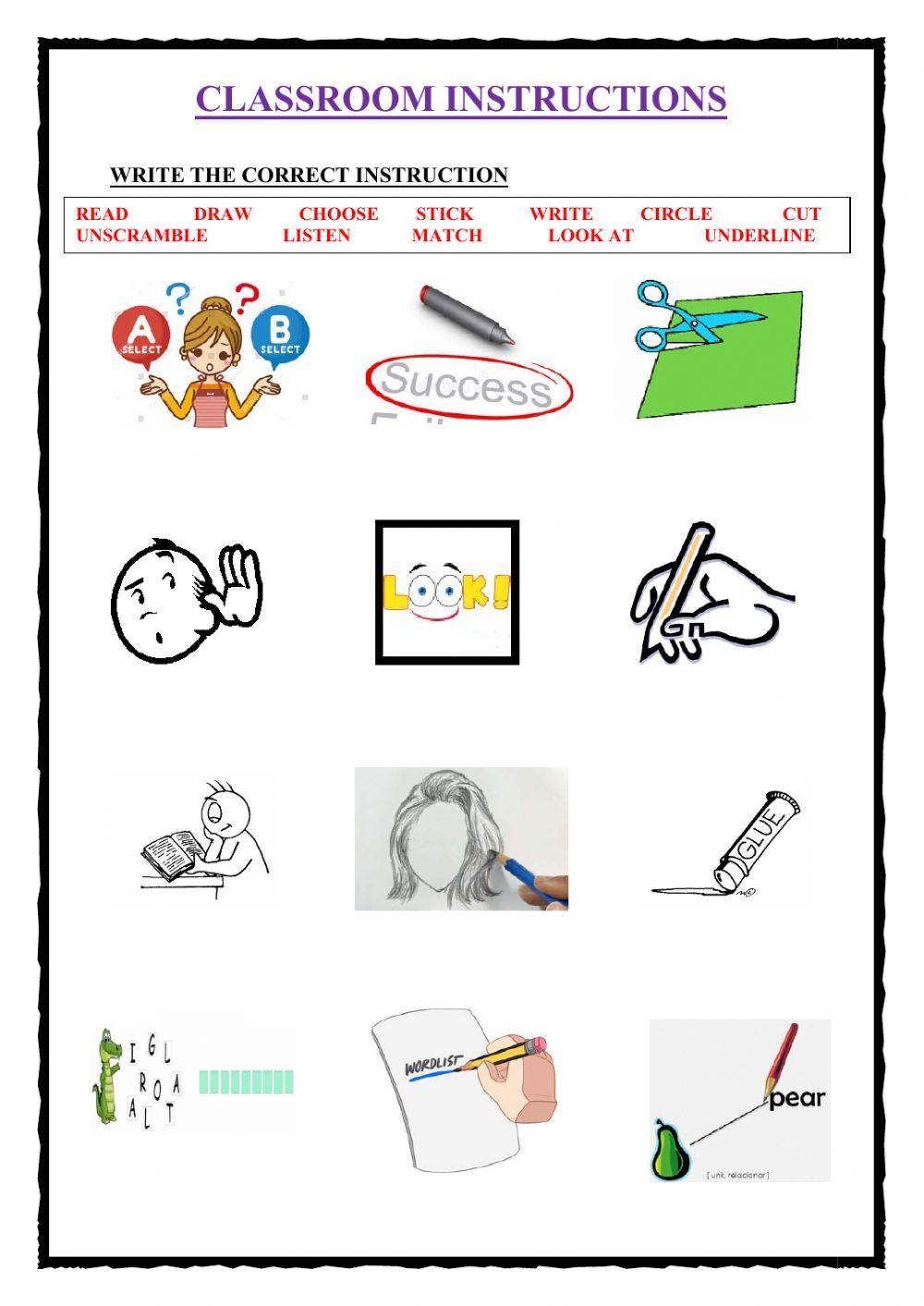 Instructions online worksheet for ELEMENTAL | Live Worksheets