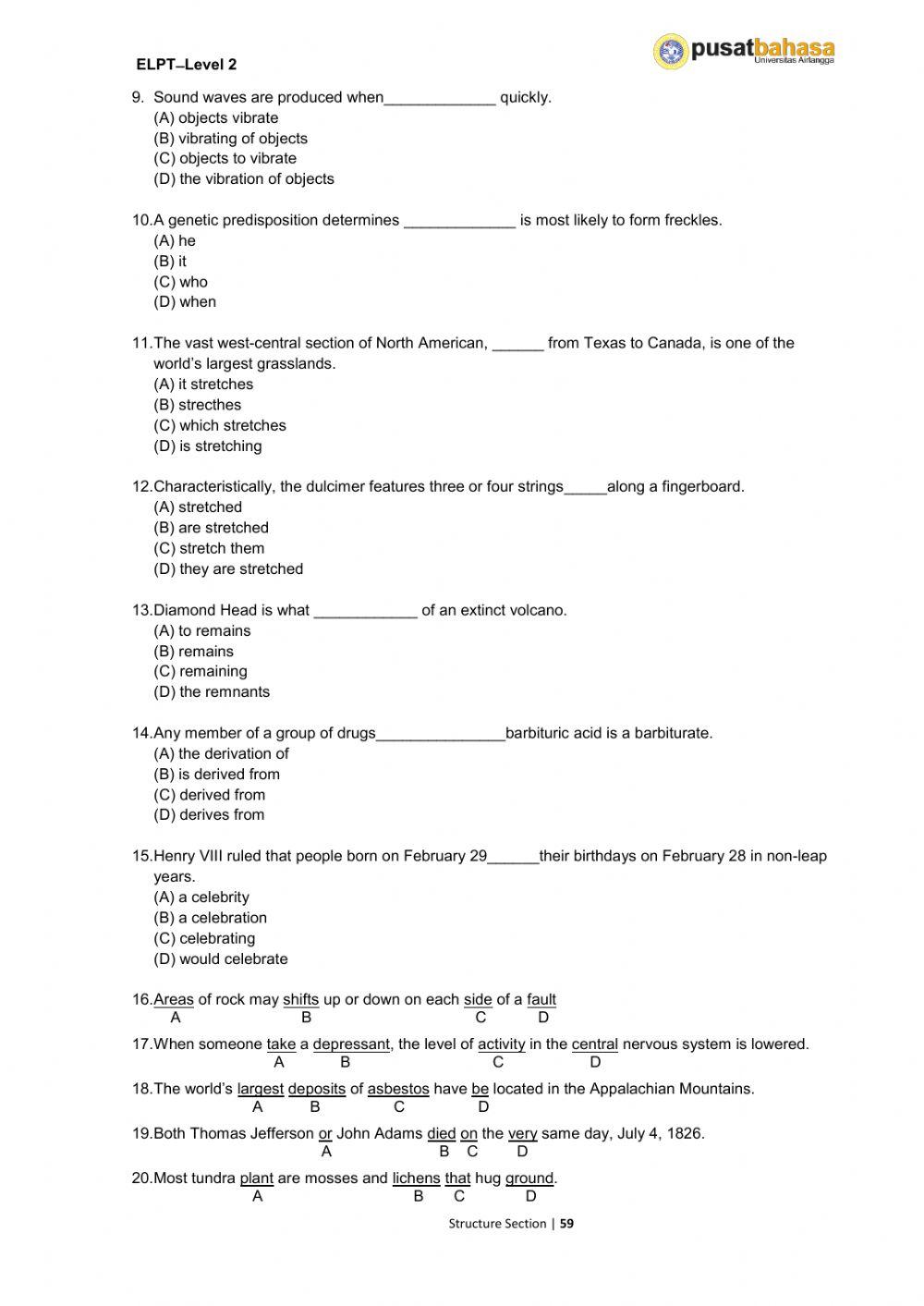 LEVEL2 SWE PT1 online exercise for | Live Worksheets