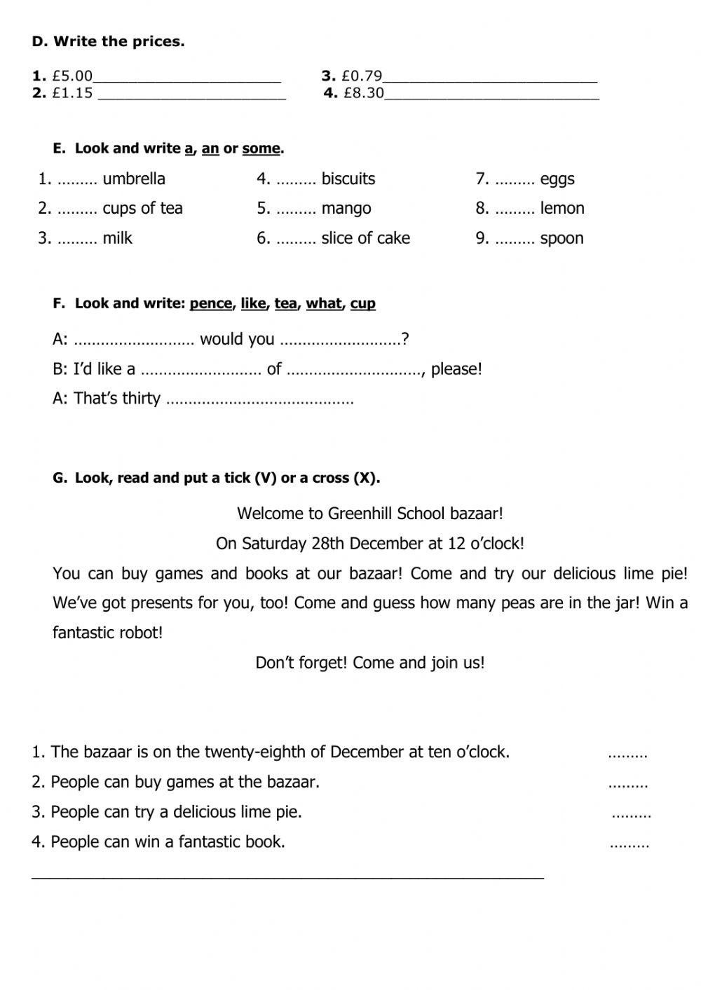 Welcome 2 Unit … | Free Interactive Worksheets | 436573