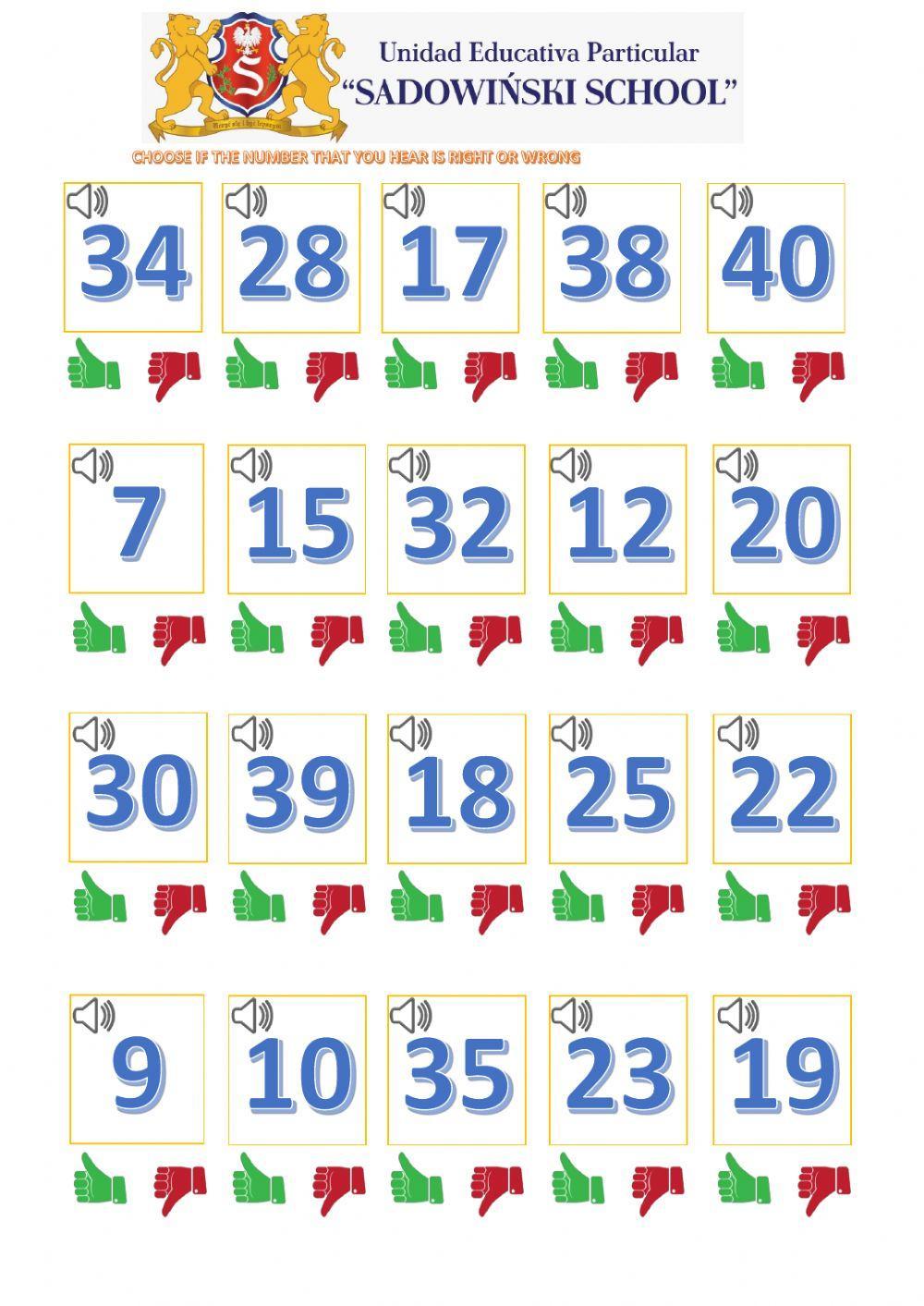 438523 | Numbers from 1-40 | Ruthild Vera