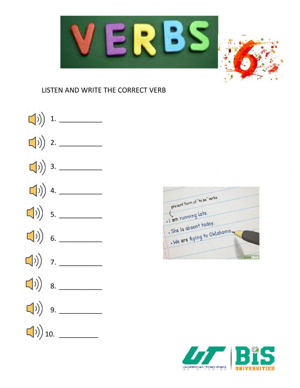 Verbs 438551 | movando | Live Worksheets