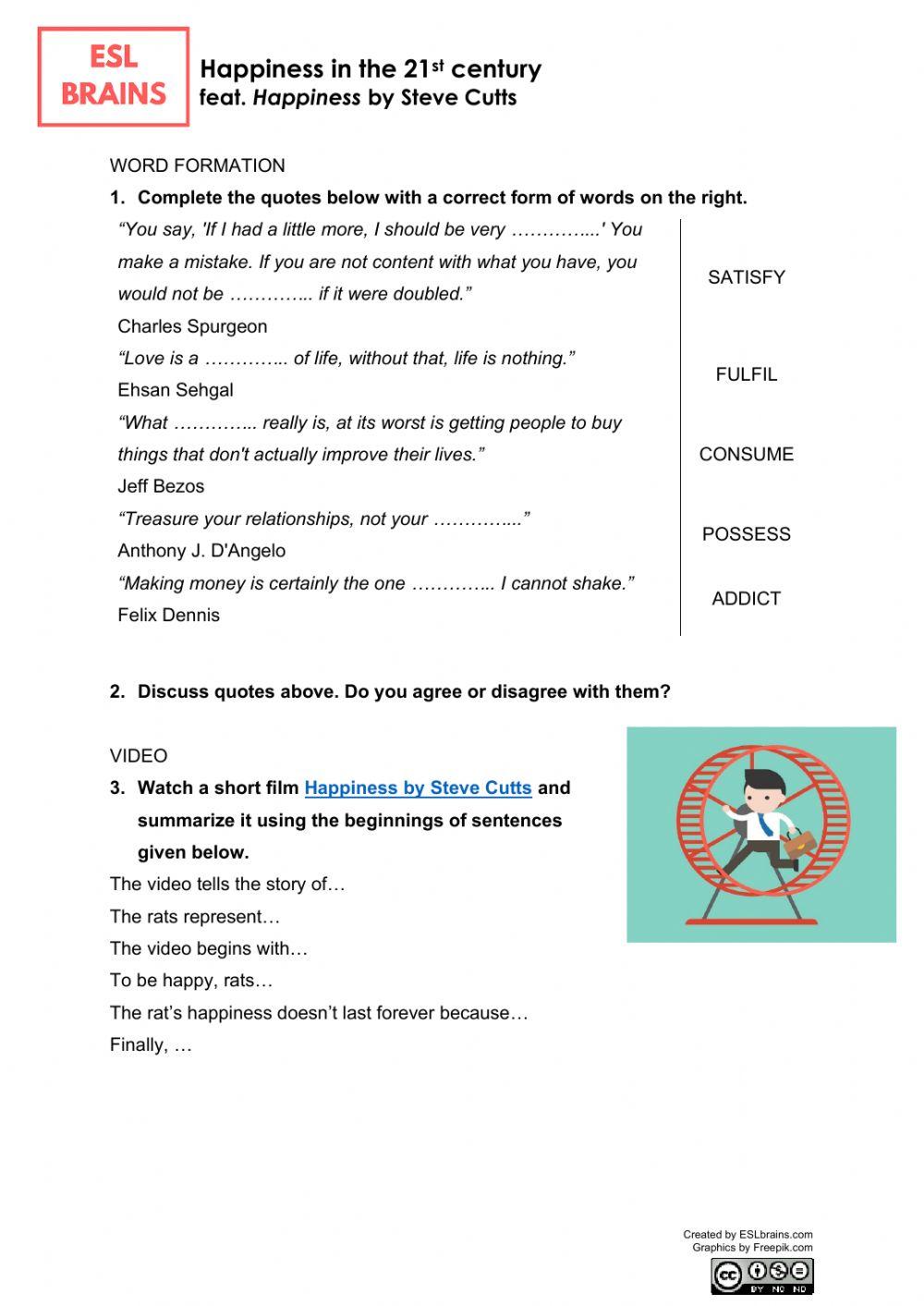 Consumerism online exercise for | Live Worksheets