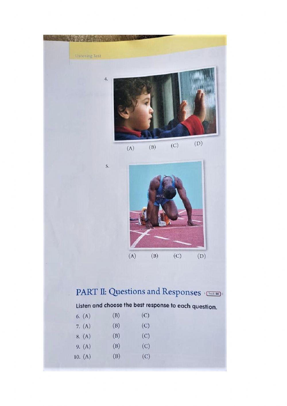 Listening test free activity | Live Worksheets