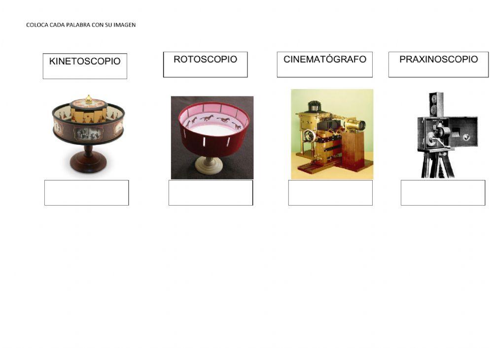 Aparatos de cine worksheet | Live Worksheets