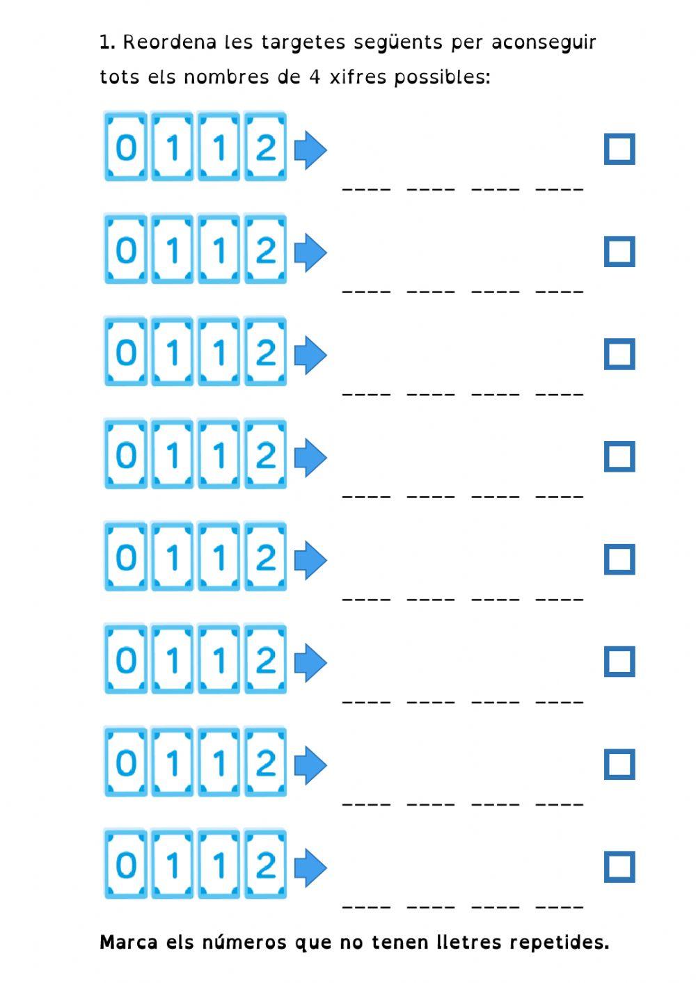 Ordena nombres worksheet | Live Worksheets