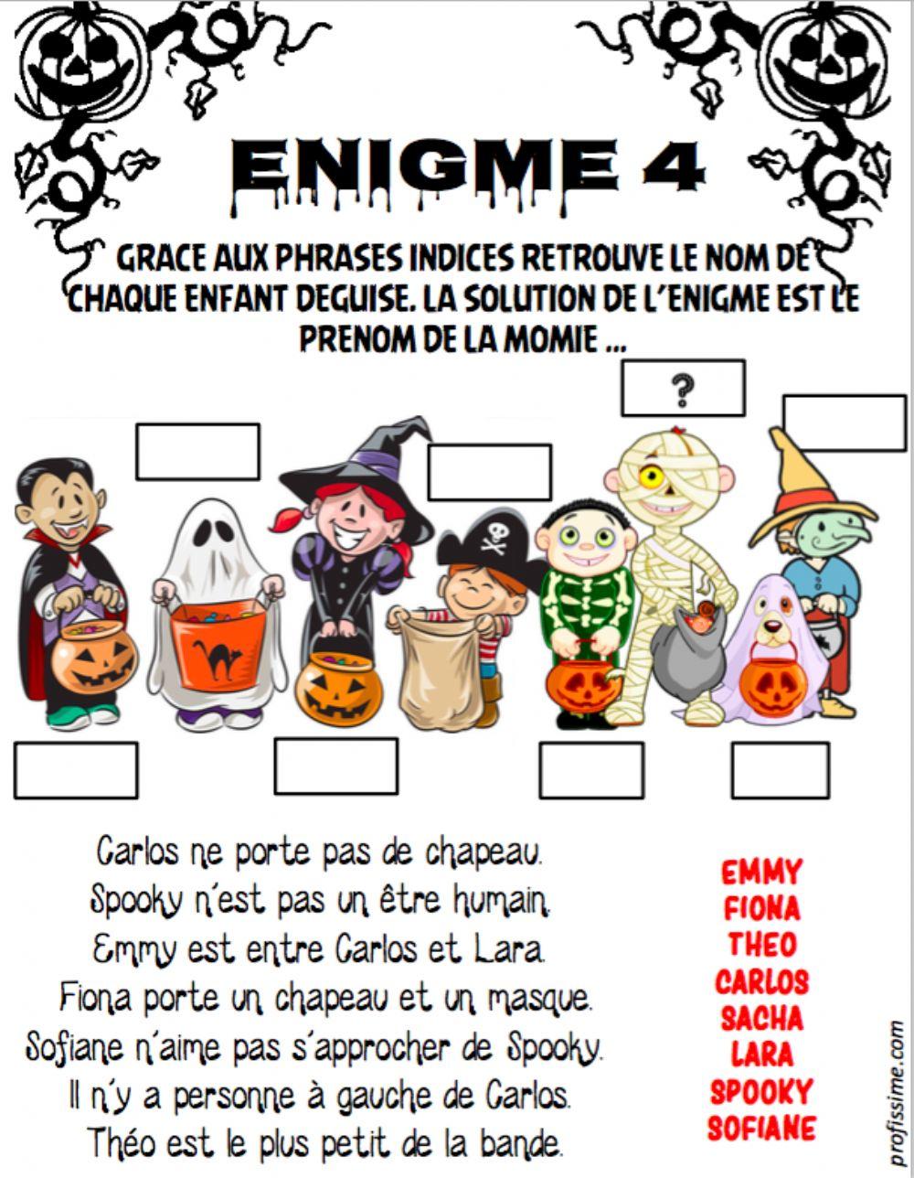 6164486 | Enigme 4 - Escape game Halloween | PaulineMac