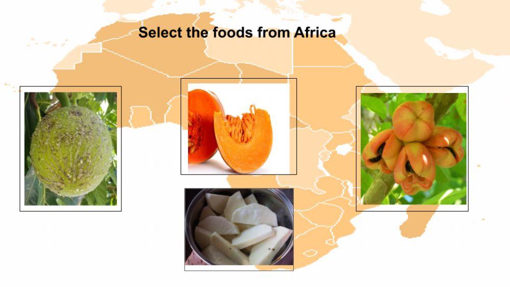 African Food 4356260 | Shelly Ann | Live Worksheets