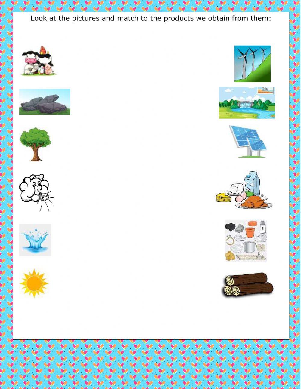 Natural Resourc… | Free Interactive Worksheets | 440822