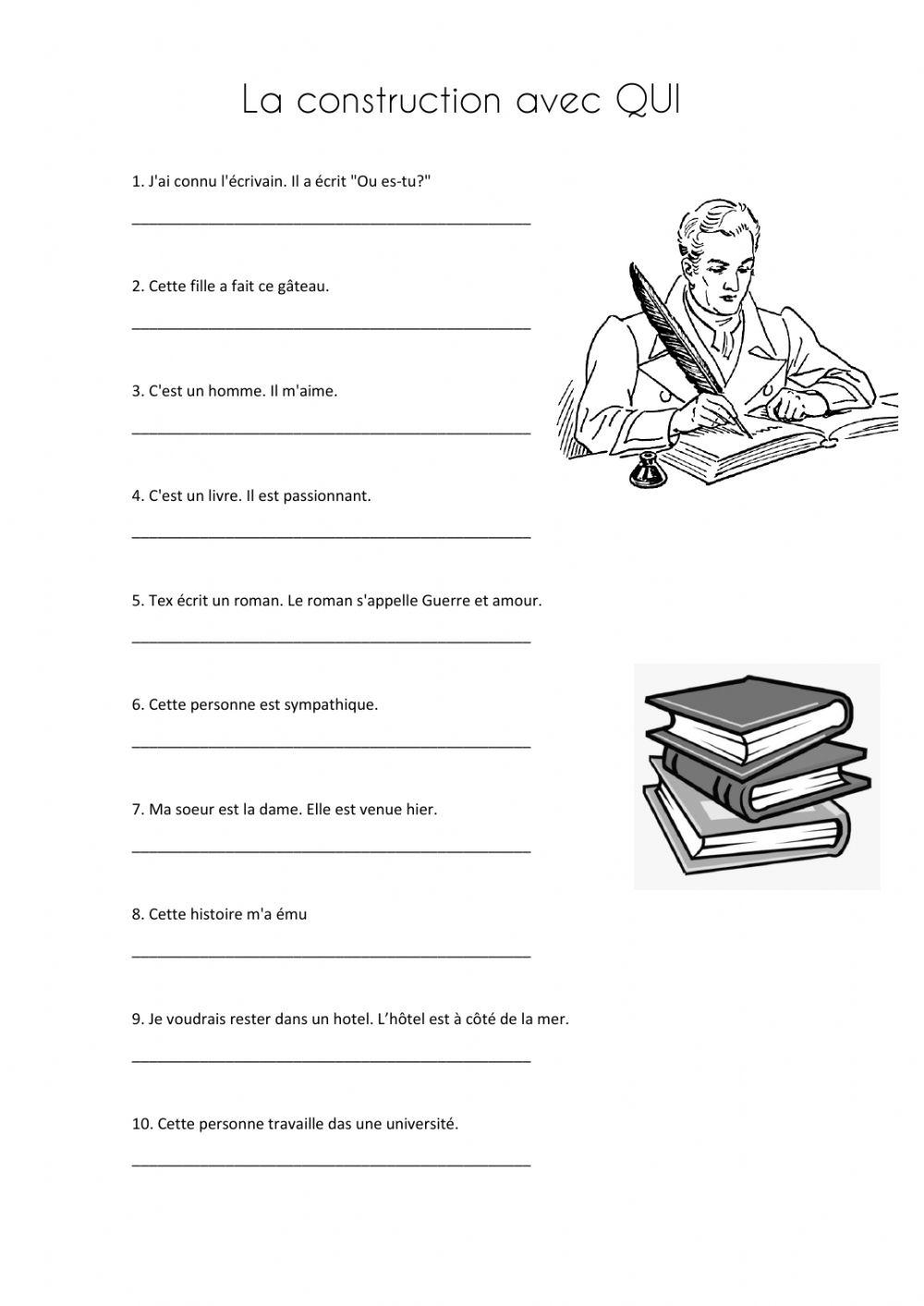 Qui | Free Interactive Worksheets | 441251