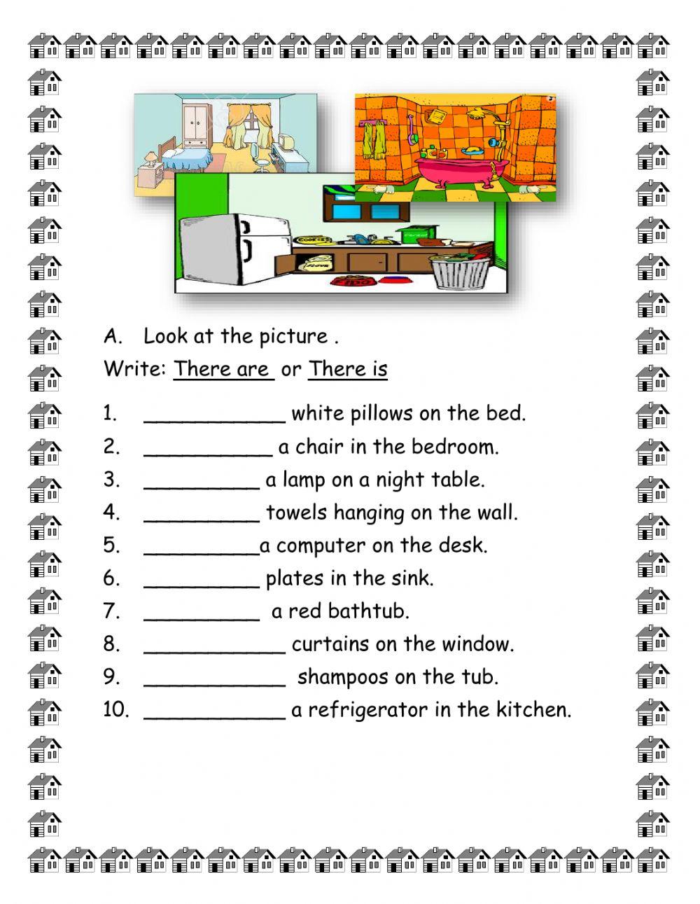 House Worksheet worksheet | Live Worksheets