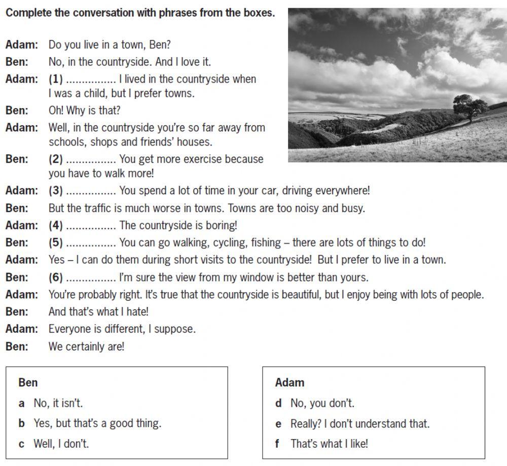 Dialogue interactive activity for 6th | Live Worksheets