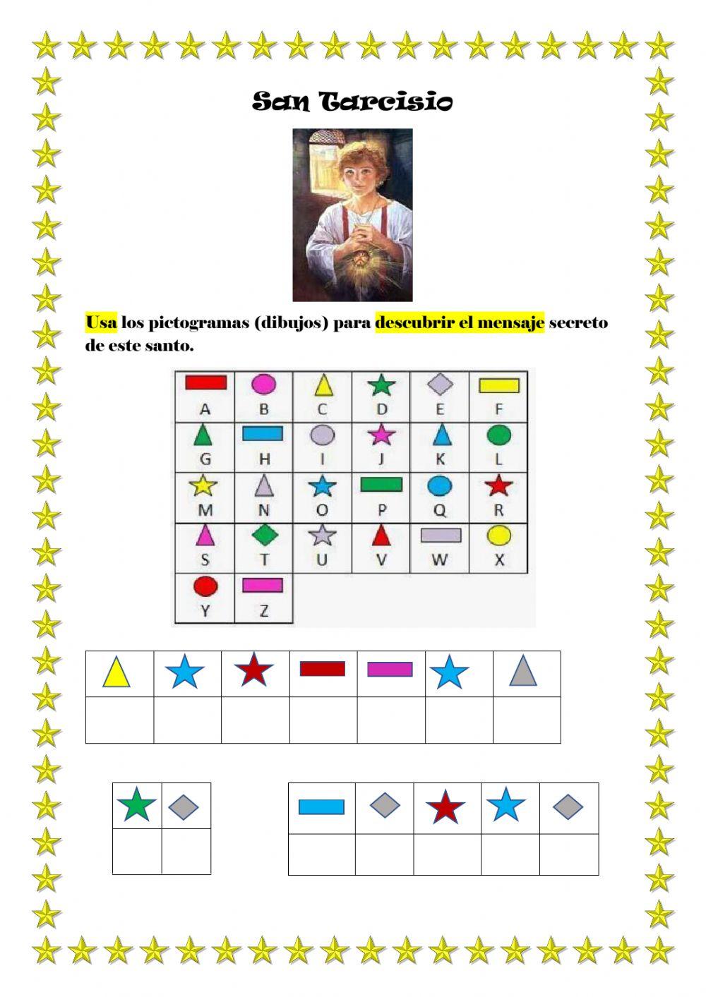 San Tarcisio interactive worksheet | Live Worksheets