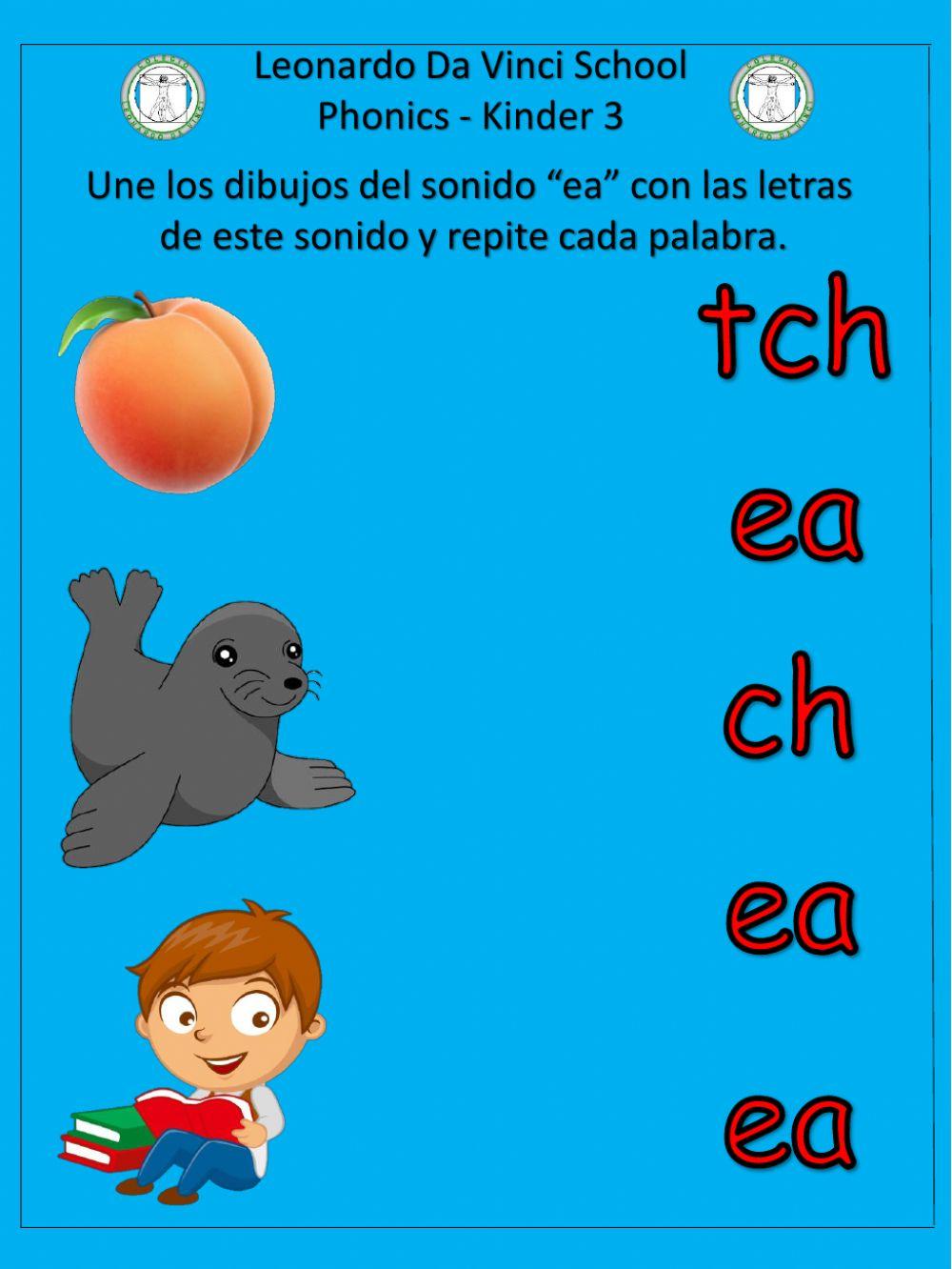 -ea- sound activity worksheet | Live Worksheets