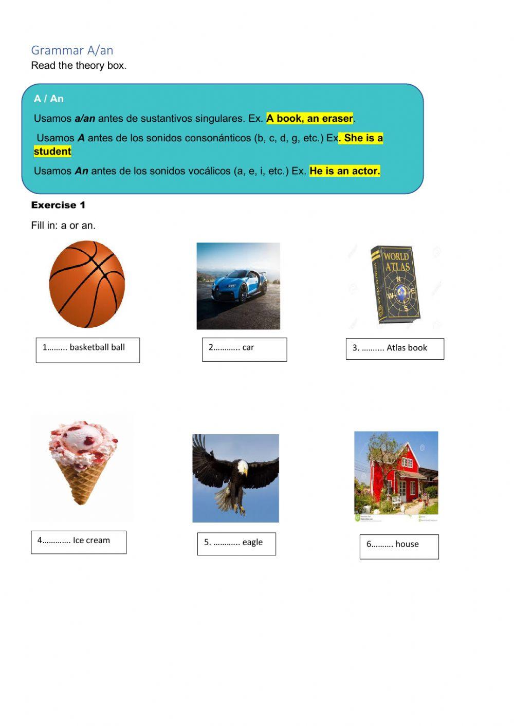 Grammar starter | Free Interactive Worksheets | 444721