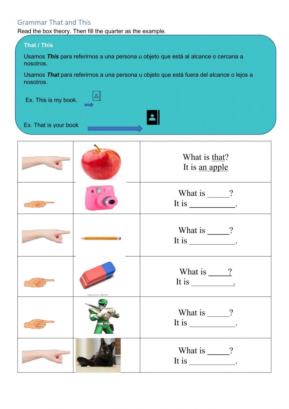 Grammar starter | Free Interactive Worksheets | 444721