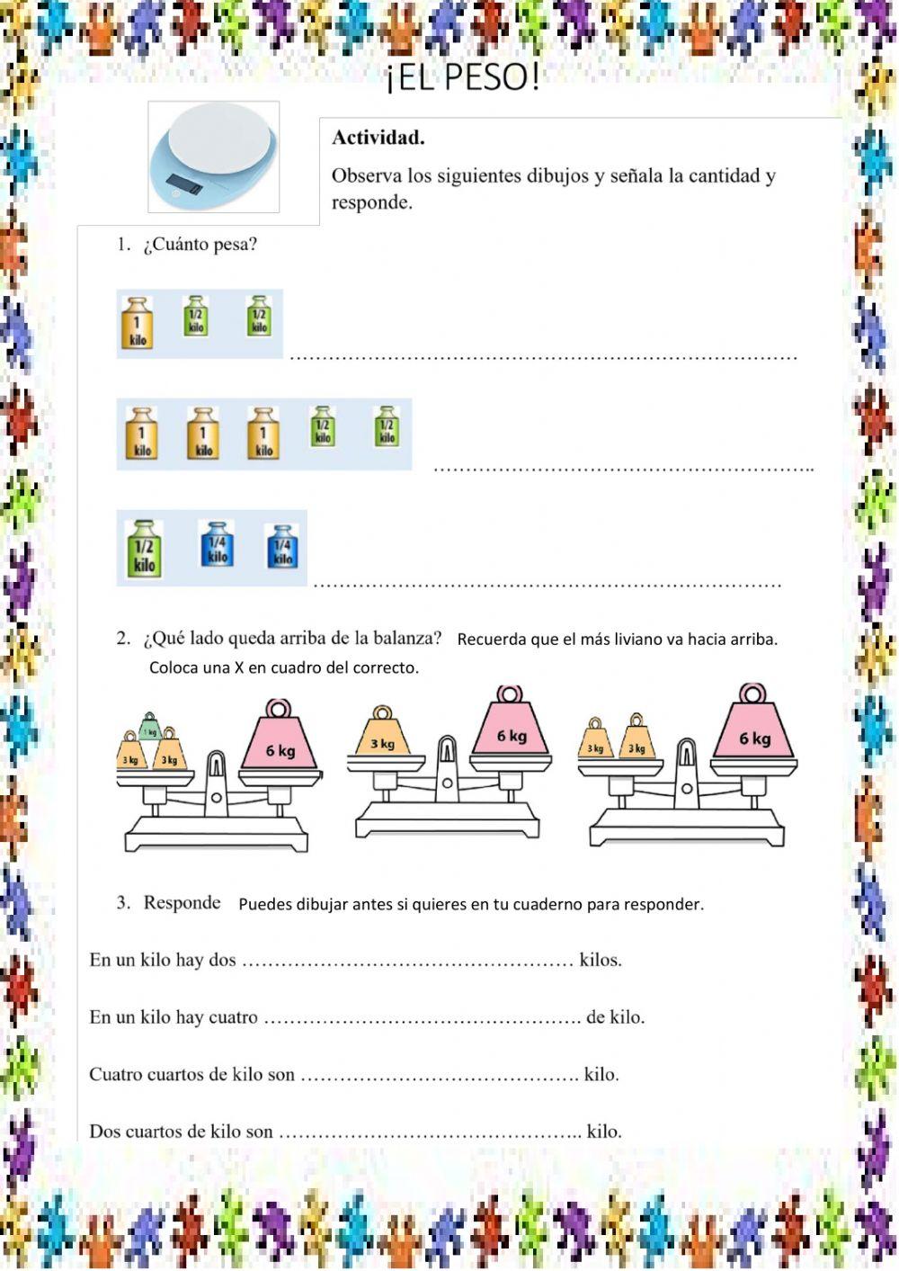 Peso online activity | Live Worksheets