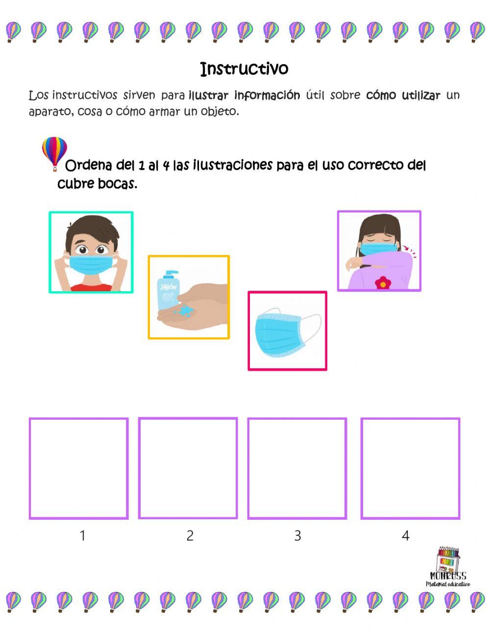 Partes De Un Instructivo Interactive Worksheet – Eroppa Partes De Un Instructivo Interactive Worksheet – Eroppa