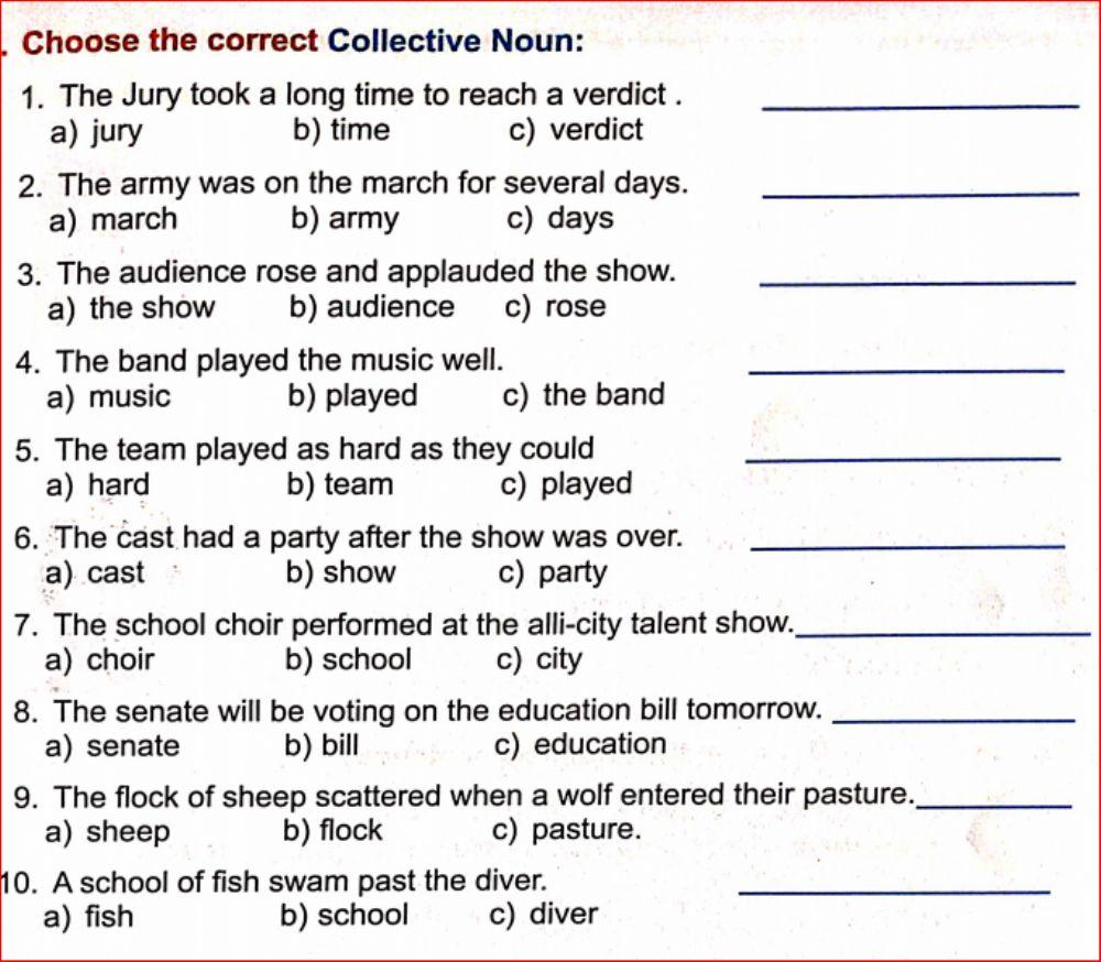 Grammar online exercise for 6 to 8 | Live Worksheets
