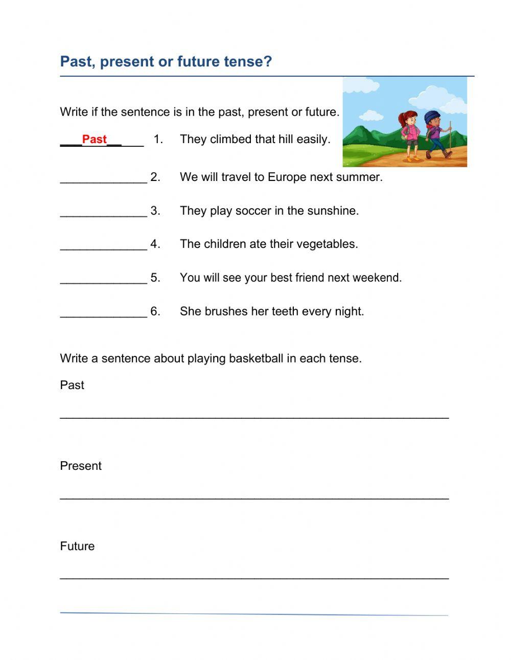 Identifying Tenses 6 445201 | Jennifer Vasania | Live