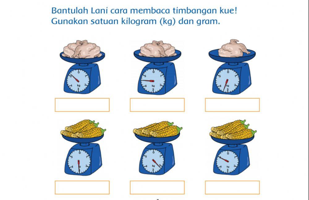 Mengubah satuan berat interactive worksheet | Live Worksheets