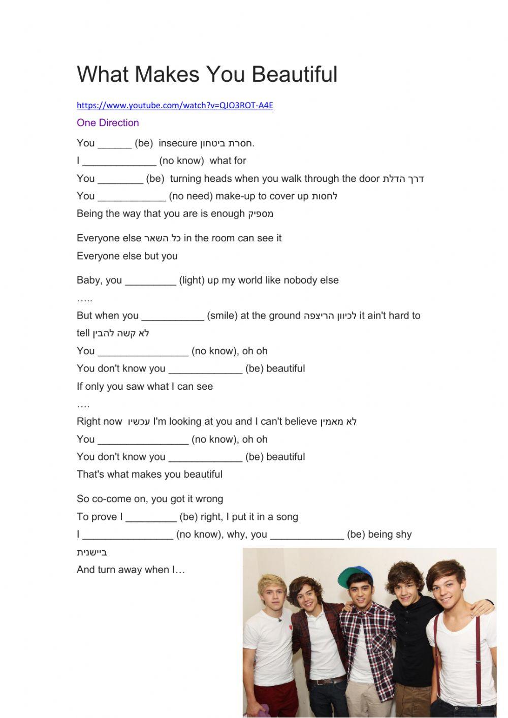 Present Simple with One Direction 447692 | yamishashua