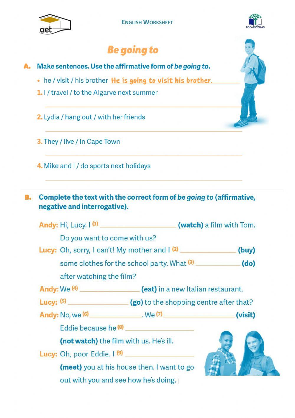 English Worksheet 1 activity | Live Worksheets