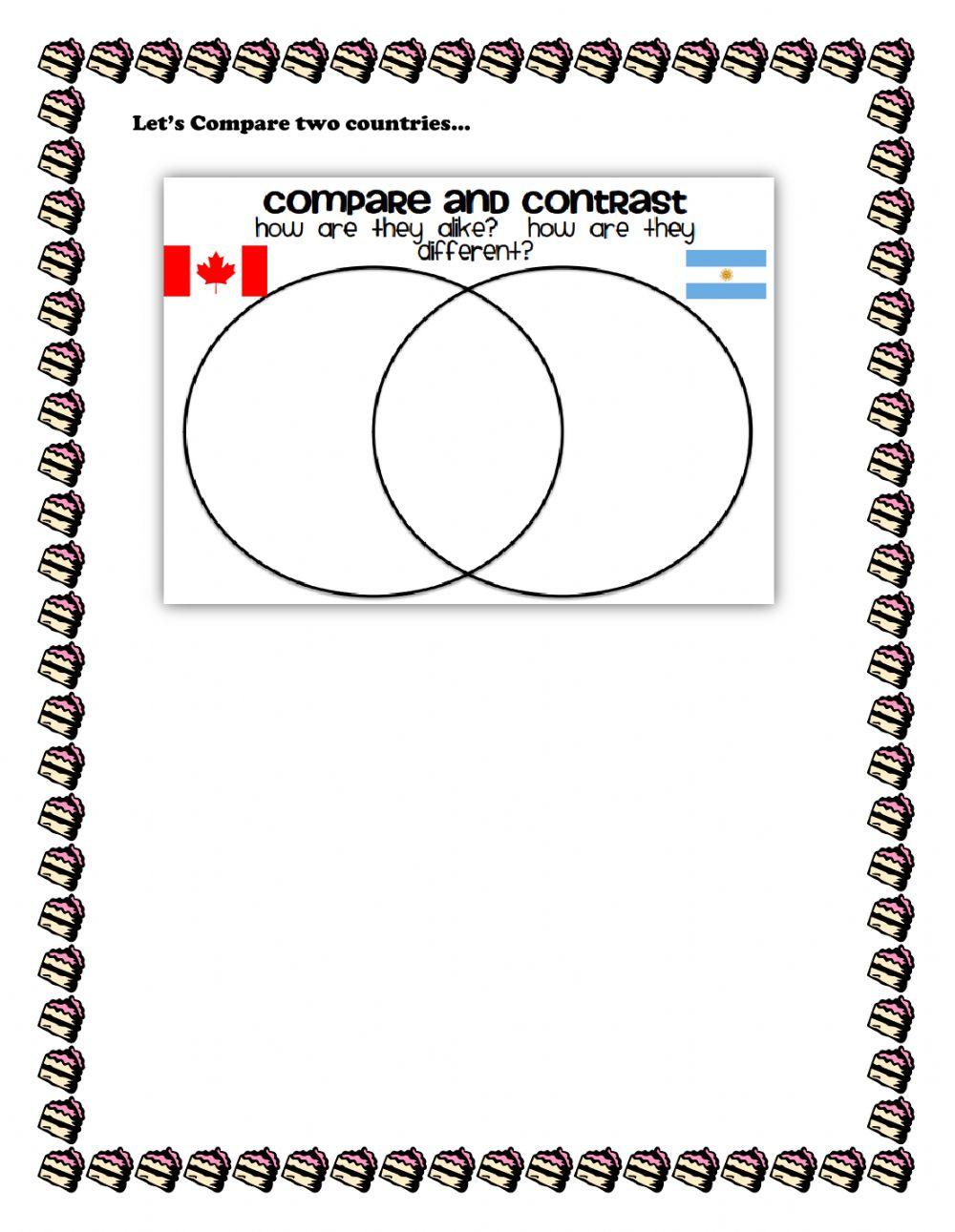 Compare and con… | Free Interactive Worksheets | 448700