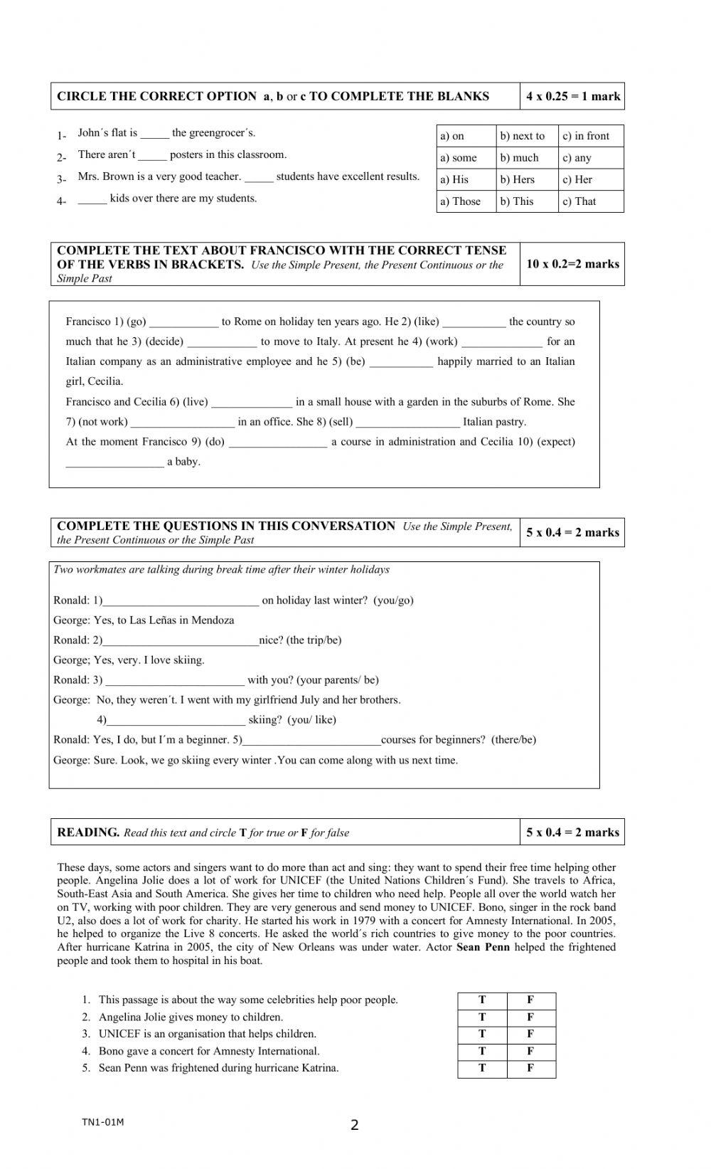 6173540 | Mock Exam Teens 1 Mod1 Dic 2016 | Paola S.
