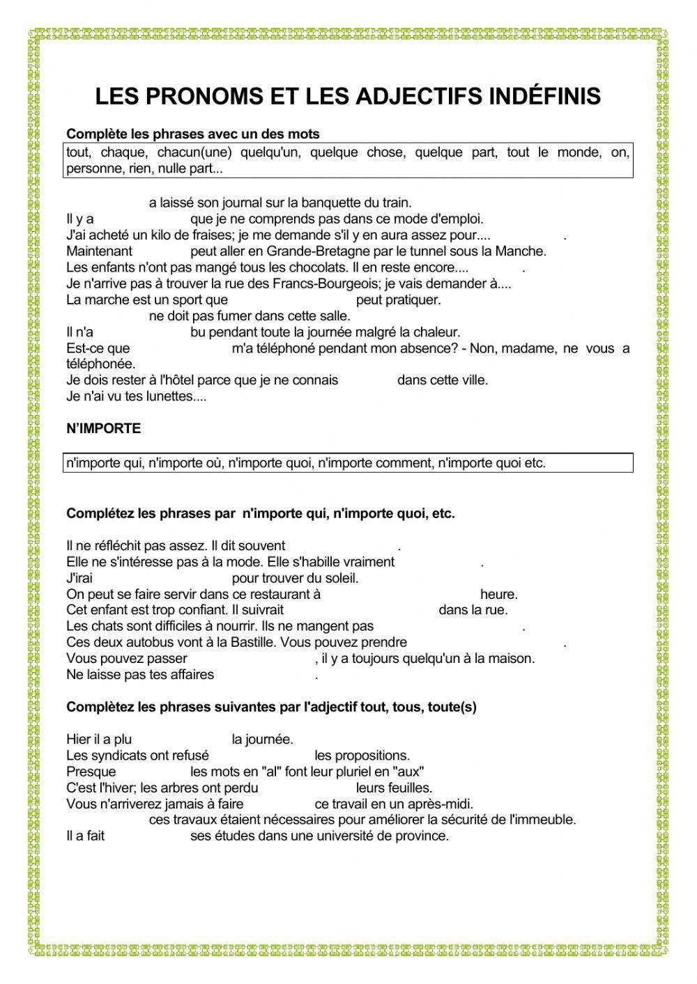 449580 | Pronoms indefinis | nasy1985 | LiveWorksheets