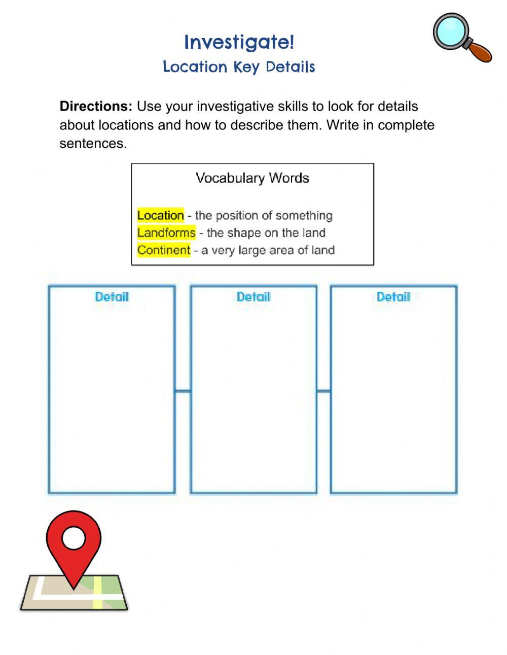 Location Key Details 450277 | Megan Mackie | Live