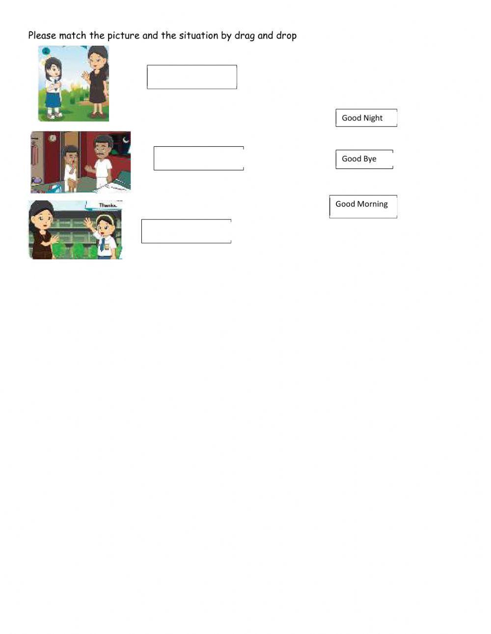 Greetings | Free Interactive Worksheets | 450288