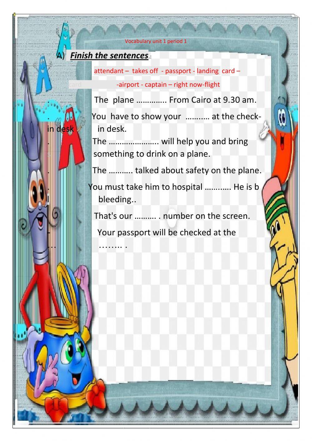 Unit 1 words 450963 | Suzan kullab | LiveWorksheets