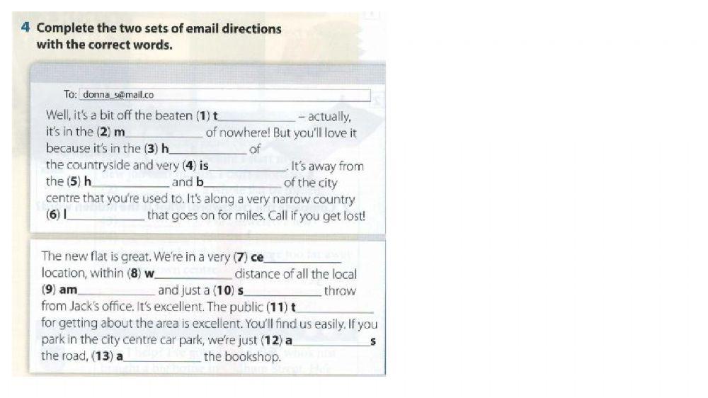 Home English as a Second Language (ESL) activity | Live Worksheets