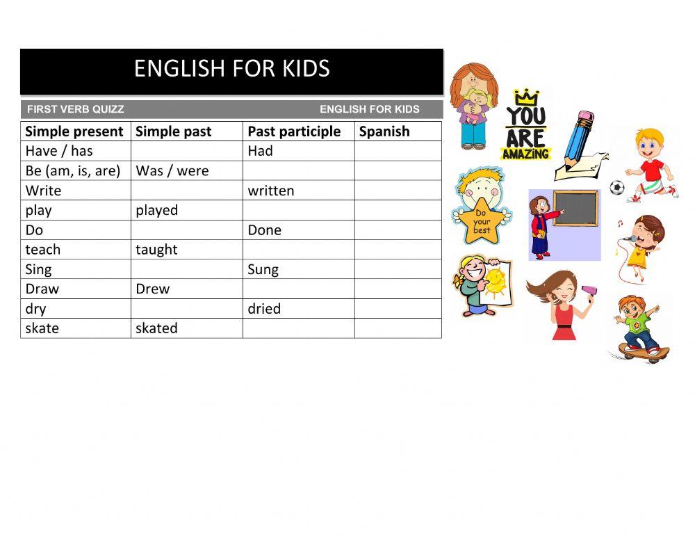 Verb quiz 451028 | Mariana López Frías | Live Worksheets