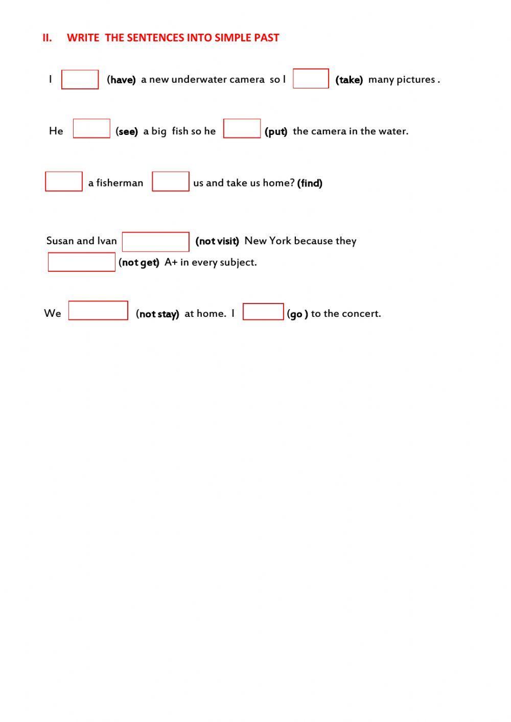 MY EVIDENCE : Reading and Grammar - Unit 7 worksheet | Live Worksheets