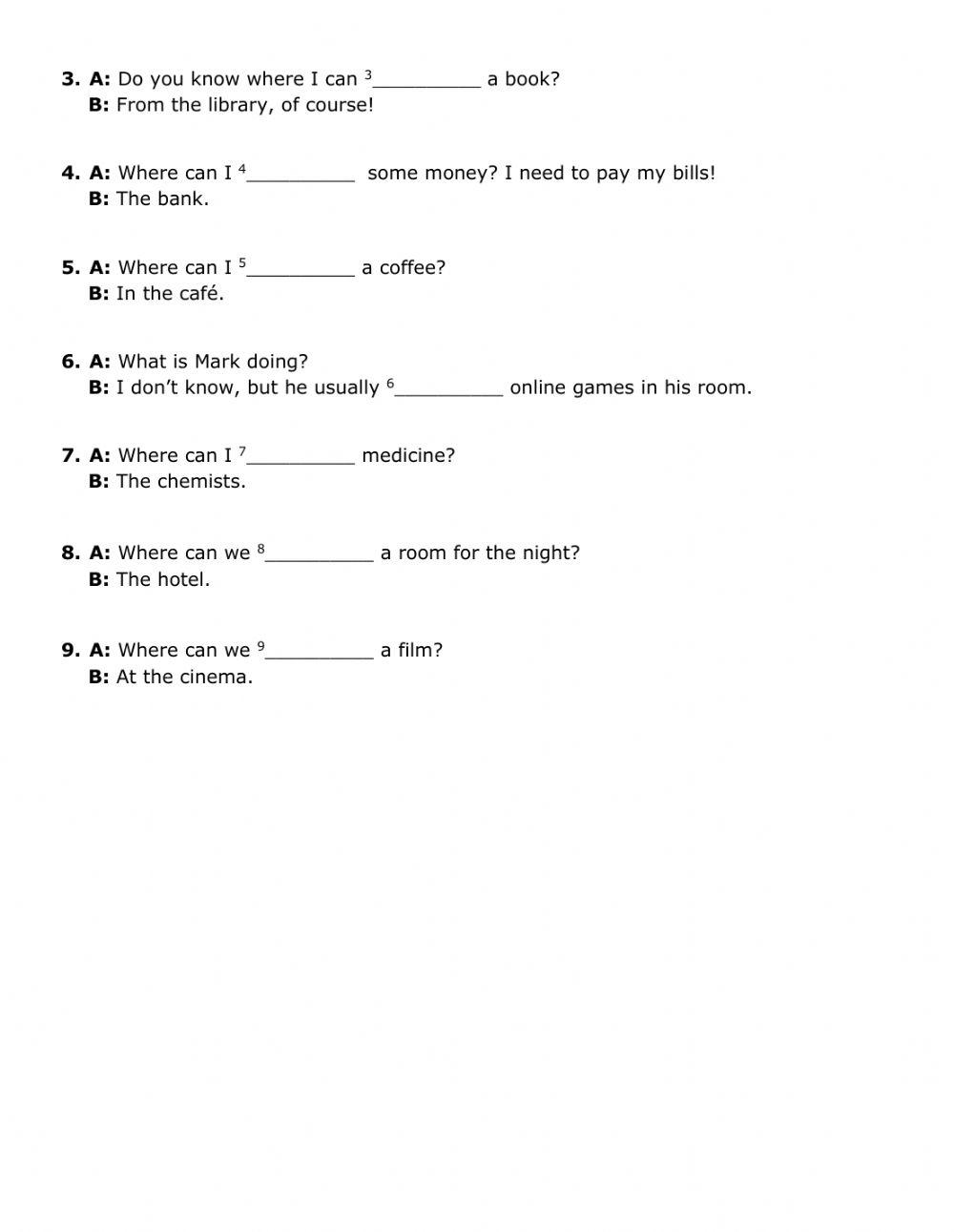 Practical work activity | Live Worksheets